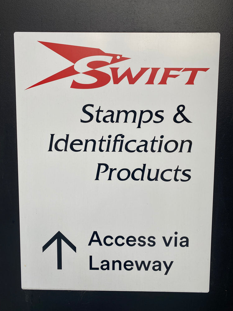 Signage – Swift Stamps & Engravings